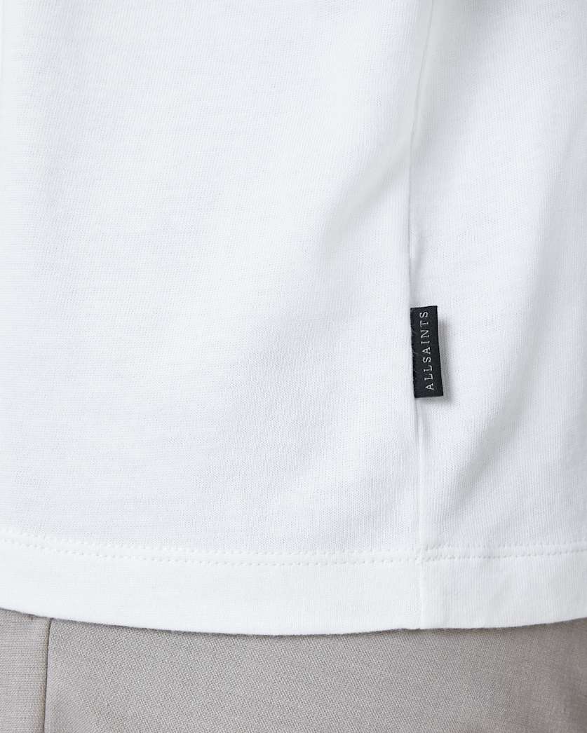 Slater Crew Neck T-Shirt Optic White | ALLSAINTS US